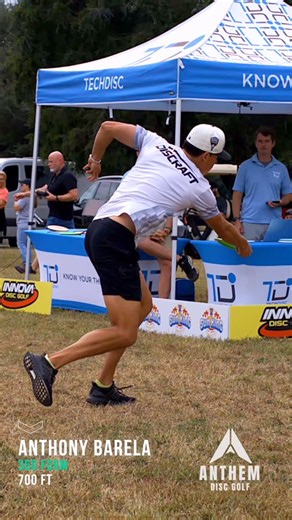 Anthem Disc Golf on Instagram: "Anthony Berala hitting 700 feet with a 360 spin! At the USDGC distance competition"