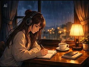 Desk at Night | 1.5 Hour Lo-fi Study Beats | Anime Cozy Focus Music