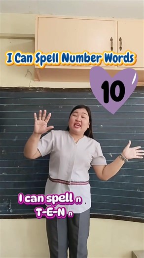 I Can Spell Number Words #energizer #math #education | Teacher Anne