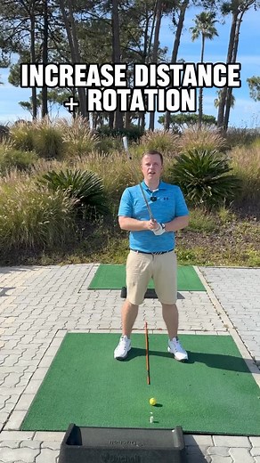 Increase your distance and rotation in your golf swing! #golf #golfswing #golfcoach #golftips #golfswingtips | Callum Beveridge Golf
