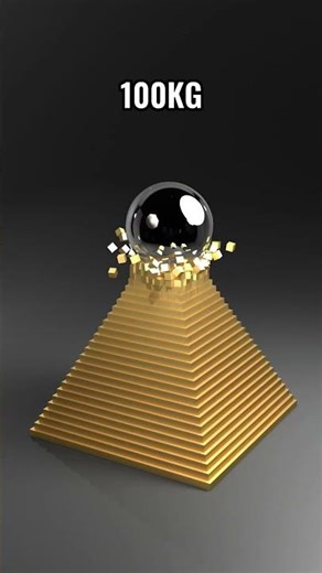 Physic Simulation Golden Blocks