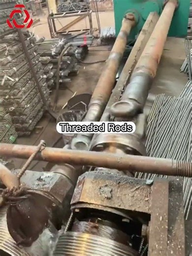 🔩 Thread Rolling Machine for Threaded Rods in Action!