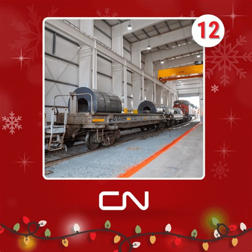 2.9K views · 53 reactions | Countdown to 2026 - 12 days left  Today’s spotlight highlights a key customer solution that strengthened regional freight flow and supported a more efficient supply chain. On August 25, we featured our Flat Rock, MI facility developed with Target Steel. The visuals showed how shifting from truck to rail enhances the auto supply chain, reduces highway congestion, and lowers emissions.  | Canadian National Railway Company | Facebook