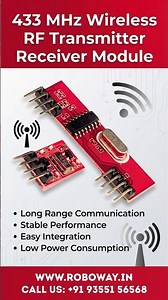 433Mhz Wireless RF Transmitter Receiver Module Phone:+91-9355156568 #short #shortviral #shortvideo