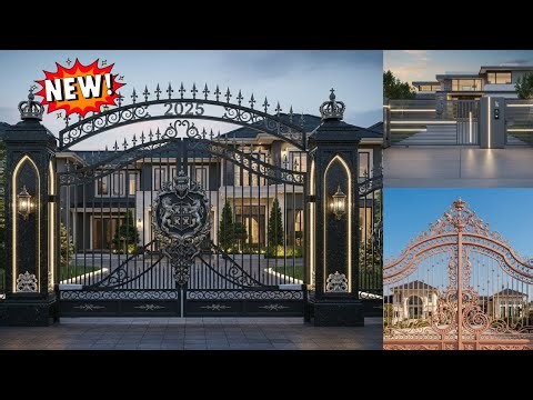 Top Modern Main Gate Designs 2025 | Stylish & Secure Entrance Ideas