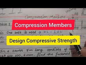 Load carrying capacity of column | Problem 1 | Design of steel structures