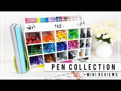 PEN COLLECTION + Swatches & Mini Reviews | Bullet Journaling, Drawing & Calligraphy