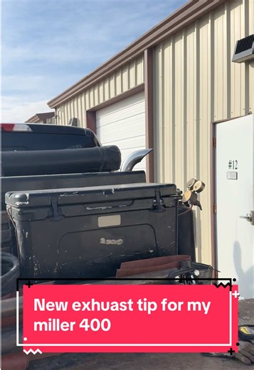 Miller 400 Exhaust Tip Installation Project