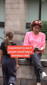 74K views · 1.8K reactions | Would you help a homeless child #foryou #foryoupage #experiment #homeless #kindness | Daily Dose of Fun | Facebook