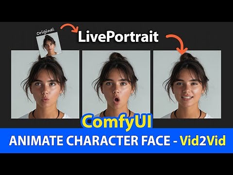 ComfyUI - Live Portrait | Animate Character Face (Video to Video)