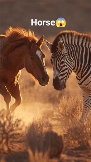 Horse vs Zebra 😱 Wild Fight on African Savannah | Unreal Power