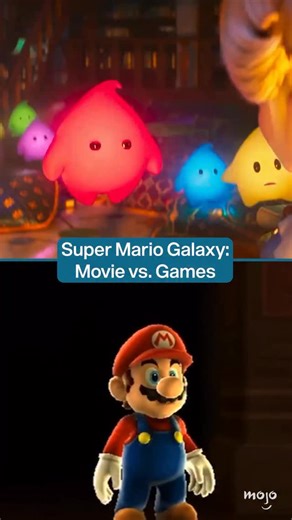 WatchMojo on Instagram: "Are you excited for The Super Mario Galaxy Movie? ⭐️ #supermario #animation #sidebyside #videogame"