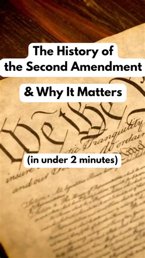 The History of the Second Amendment & Why It Matters #historytok #booktok #news #learnontiktok #themoreyouknow💫