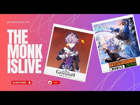 BGMI & Genshin Impact Gameplay | Pyro Main POV | TheMonkIsLive