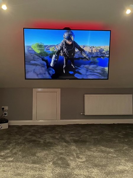 #install #ceilingmountedlift #ceilingtv #motorised | Mounted Tv