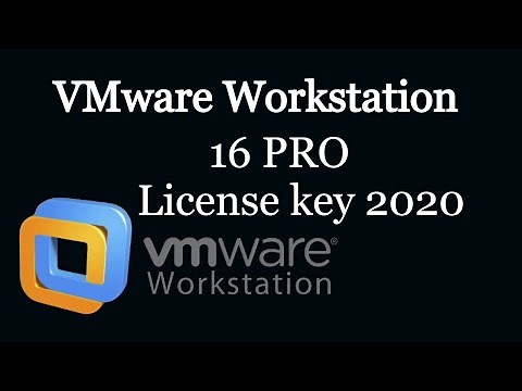 VMware Workstation Pro 16 License KEY 2020
