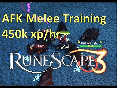 Easy AFK Melee Guide 450k XP/HR, Hell Hounds (Runescape 3)