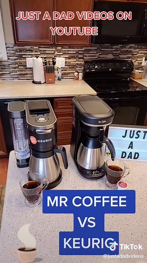KEURIG VS MR COFFEE MAKER. #KEURIG #COFFEETIPOFTHEDAY #coffeeaddict #justadadvideos #coffee #COFFEEMAKER #mrcoffee #review #best