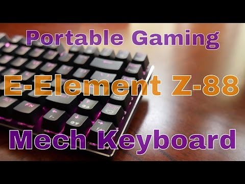 Quick Look: E-Element Z-88 Super Scholar Mechanical keyboard