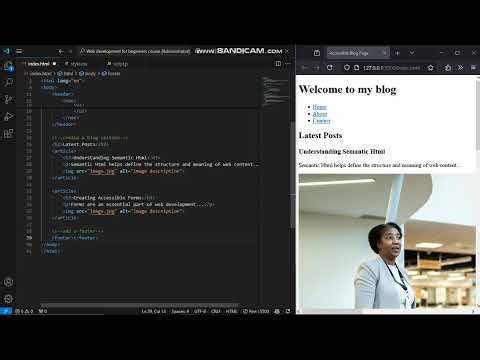 semantic html and acessibility