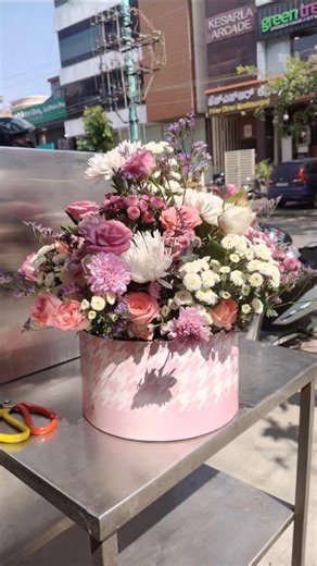 Luxury Fresh Flower Box Arrangement 💐 | Satisfying Floral Video”