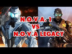 N.O.V.A 1 VS N.O.V.A LEGACY - COMPARISON (GAMEPLAY and GRAPHICS)