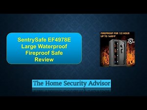 SentrySafe EF4738E Large Waterproof Fireproof Safe for the Home - Review