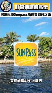 Sunpass|美國佛州自駕租車Toll Road高速费省錢妙招|哪裡買？如何開設賬號綁定Sunpass號碼和車牌？Sunpass Mini貼紙貼在哪兒？賬號餘額低於0美元會怎樣？#shorts
