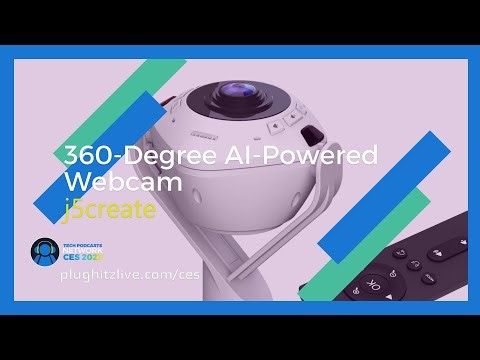 j5create: A 360-degree AI-powered conference webcam @ CES 2023