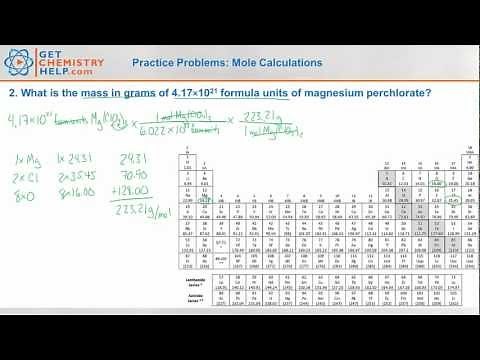 Chemistry Practice Problems: Mole Calculations