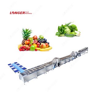 [Hot Item] Industrial High Efficiency Apple Washing Potato Cleaning Machine Carrot Machine Ozone Fruit Dryer Price Vegetable Washer Machine
