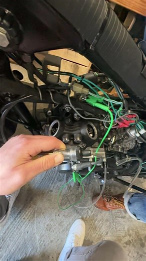 1984 Honda XL600R crank spins backwards getting too high compression