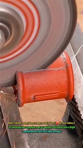 PVC Threader! 🛠️ Turn Scrap Metal into a Pro Tool 🔩 #threadingtaps #shortsfeed #shorts
