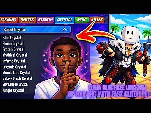 LUNA HUB SCRIPT 🔥 | Muscle Legends INSANE Features Showcase!