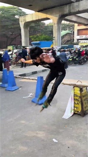 skating stunt, don't try it without any training #skating #skater #skate #skatersharif #reels