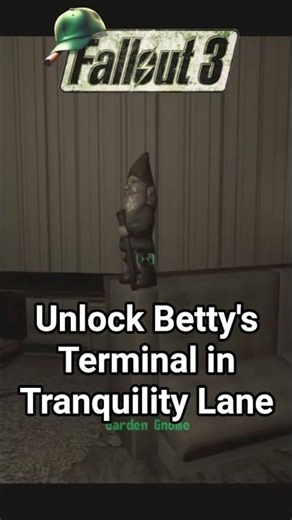 Fallout 3 Bett's Terminal #gaming #xbox #fallout #pcgaming #tutorial #shorts #playstation #howto