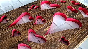 15K views · 296 reactions | I'm not really sure what to call this project...Scroll Saw Heart Plaque? Valentine's Day Heart Frame Art? Floating Heart Plaque for V-Day? HALP! Full tutorial here>> https://realitydaydream.com/valentines-scroll-saw-plaque/ | Reality Daydream | Facebook