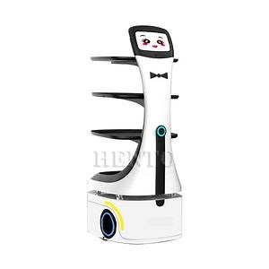 [Hot Item] Automatic Charging Restaurant Robot Waiter Service / Food Delivery Robot