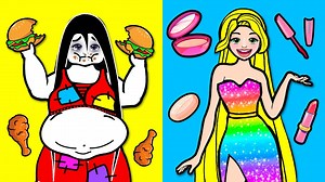 1.3M views · 35K reactions | Paper Dolls Dress Up - Costume Sadako Transformation Dress Handmade - Barbie Story & Crafts Join Beauty Paper Dolls to watch more! | Beauty Paper Dolls | Facebook