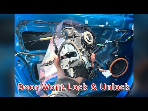Toyota Rav4 Door Lock Actuator Assembly Replace - Door Wont Lock & Unlock - Easy 30 Minutes Job