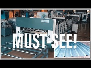 AMECO's Roll Forming Machine in Full Operation