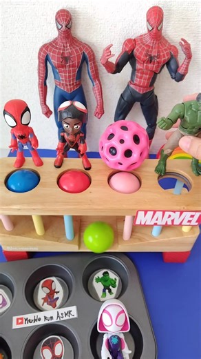 🫶🌈Marvel Music＃1812 Spider-Man Oody satisfying ASMR #shorts #asmr #funny