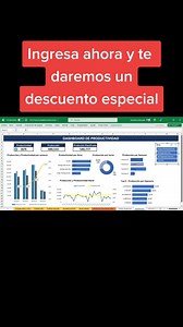 Elabora Reportes y Dashboard en Excel como un pro en menos de 15 dias y sin complicaciones😉 . 𝗖𝘂𝗿𝘀𝗼 𝗱𝗲 𝗗𝗮𝘀𝗵𝗯𝗼𝗮𝗿𝗱𝘀 𝘆 𝗞𝗣𝗜𝘀. Oferta por tiempo limitado.🕒 . 🚀Aprende a hacer dashboard y mucho mas 👨‍🎓 ¡Obtén el ascenso que tanto anhelas! ☕️ 🔰 Domina Microsoft Excel. . 🚨Tendrás acceso de por vida ☺️ ENVIAMOS UN DM O VE AL LINK DE LA BIO😱!!! #powerexcellab #Excel #exceltips #excelbasico #excelexpert #analisisdedatos #TrucosExcel #ExcelAvanzado #finanzas #presupuesto #finan