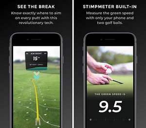 Golf Scope vous aide à améliorer votre putting en AR sur iOS