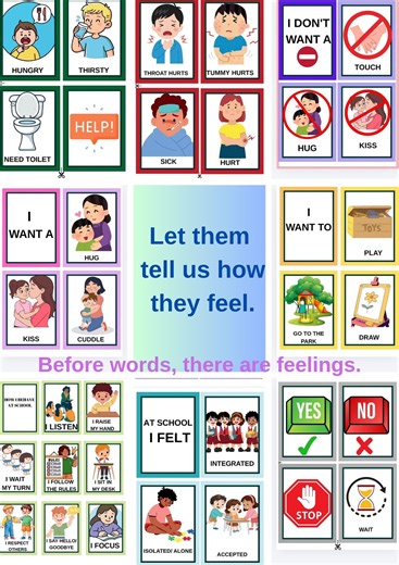 Printable PECS Communication Cards, Autism, Speech Therapy (digital Download) - Etsy