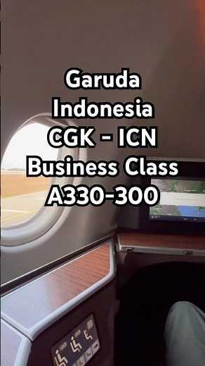 Garuda Indonesia Business Class Review: Jakarta 🇮🇩 to Incheon 🇰🇷 A330-300