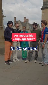 3.4K views · 25 reactions | Chat did they fail the first one? #etymology #languagechallenge #linguisticsmajor #universitychallenge #universitylife | Oliver Oxford | Facebook