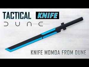 Turn Paper Into a DUNE Weapon in 15 Minutes - DUNE Secret Tactical Knife DIY