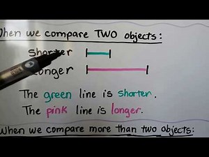 Grade 1 Math 9.1, Order length (shortest & longest)
