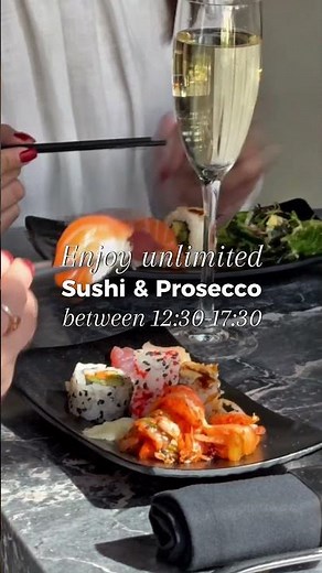 🍣 Endless Sushi & Bubbles at Ginger 🥂